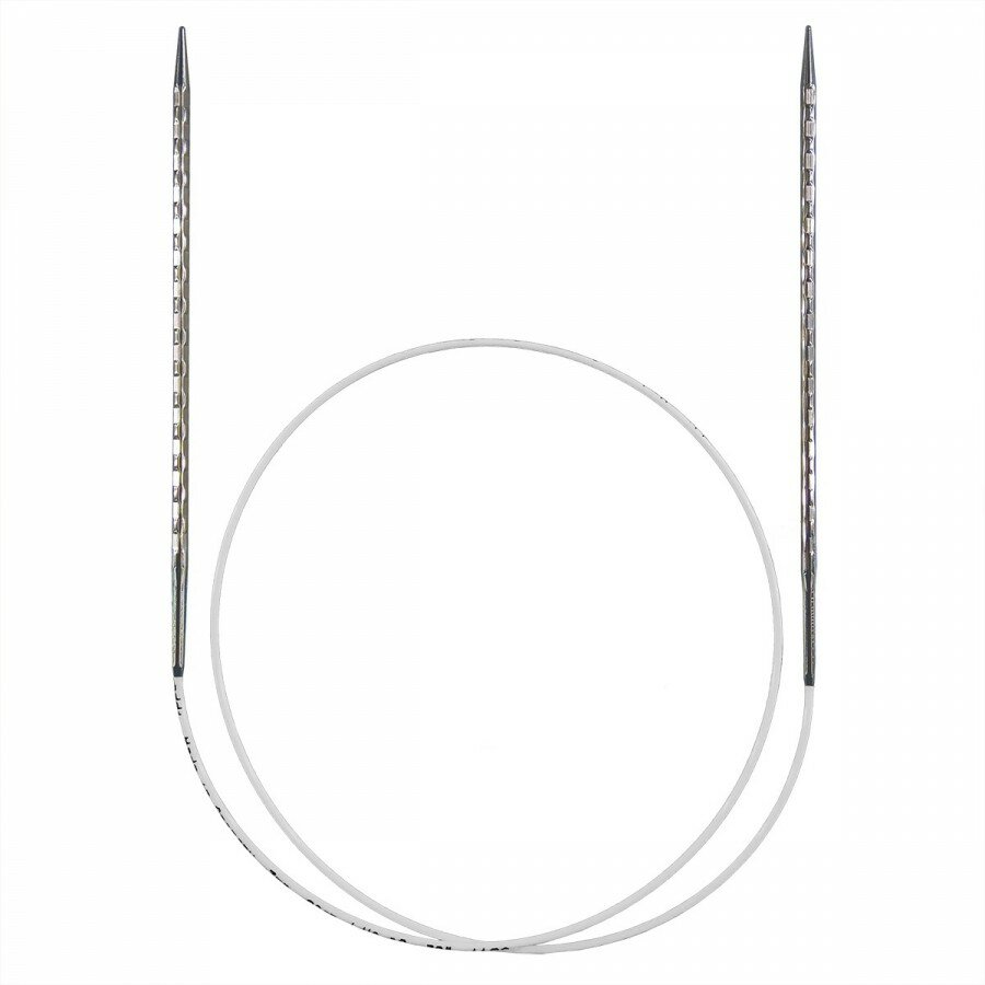 Спицы металлические круговые супергладкие c квадратным кончиком CONCEPT BY KATIA Cube N6, 150 см