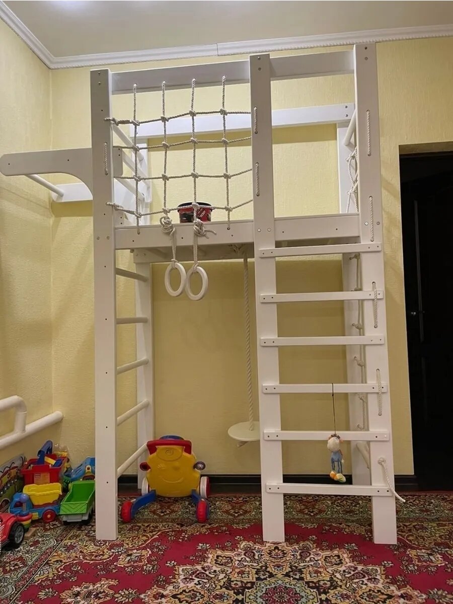 Детский спортивный комплекс, береза, березовая фанера, до 120кг