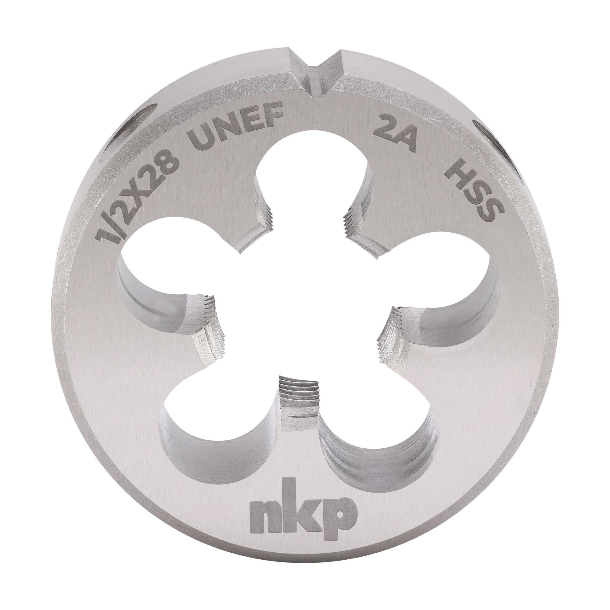 Плашка дюймовая NKP UNEF 1/2"-28 HSS DIN22568 38x10мм 248120N