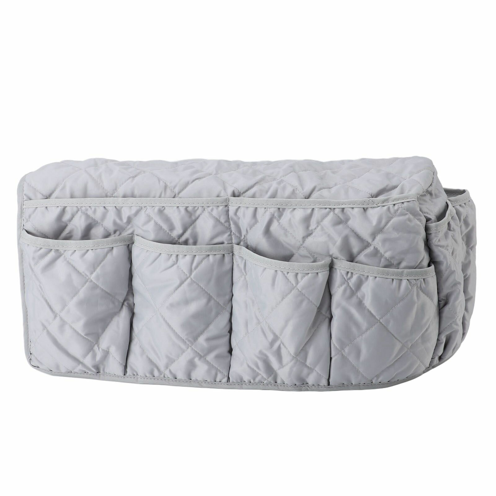 Органайзер для подлокотника дивана, 14 карманов, сумка для хранения, держатель для пульта дистанционного управления телевизора, телефонная книга, серый