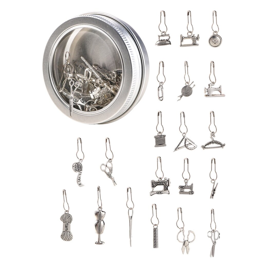 Винтажная булавка-маркер для вязания, 21 шт.