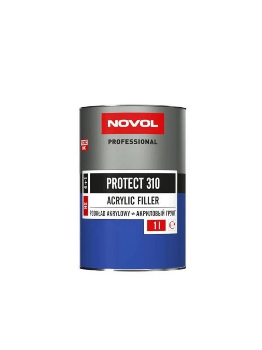 Грунт акриловый 4+1 HS Protect 310 черный 1л