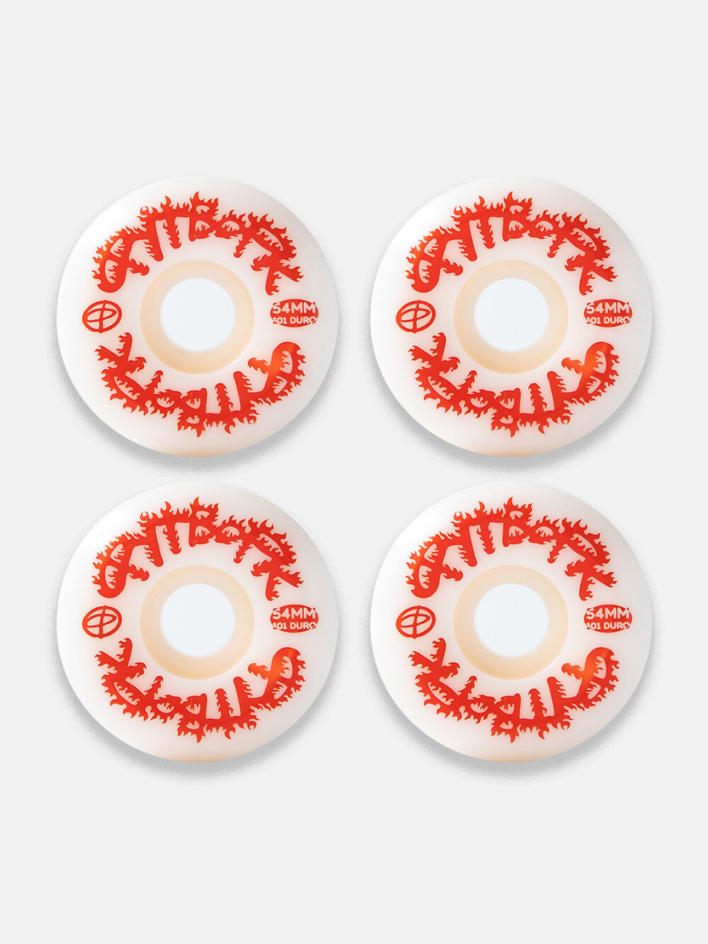 Колеса для скейтборда Footwork waves, размер 52 мм, жесткость 101a, форма classic