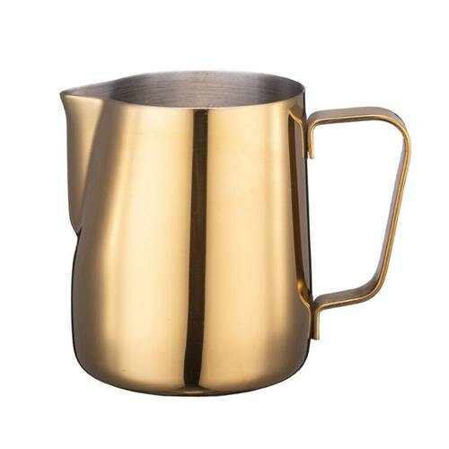 Стакан с позолоченным молоком, стакан тефлонгарана, банка с молоком из нержавеющей стали, стакан с молочной пеной, несвязанная банка с галлоном