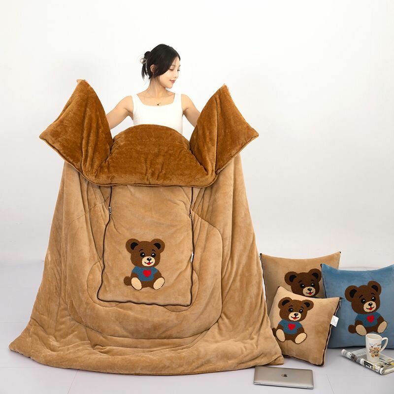 Одеяло Семейный 100x150 см, Всесезонное, с наполнителем Холлофайбер, комплект из 1 шт