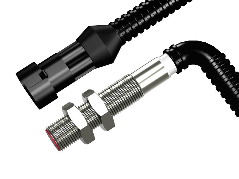 Датчик бесконтактный герконовый DG12MKL-CD-NO-E-F/P2A/3,15-SS(гофра, МБС),37501