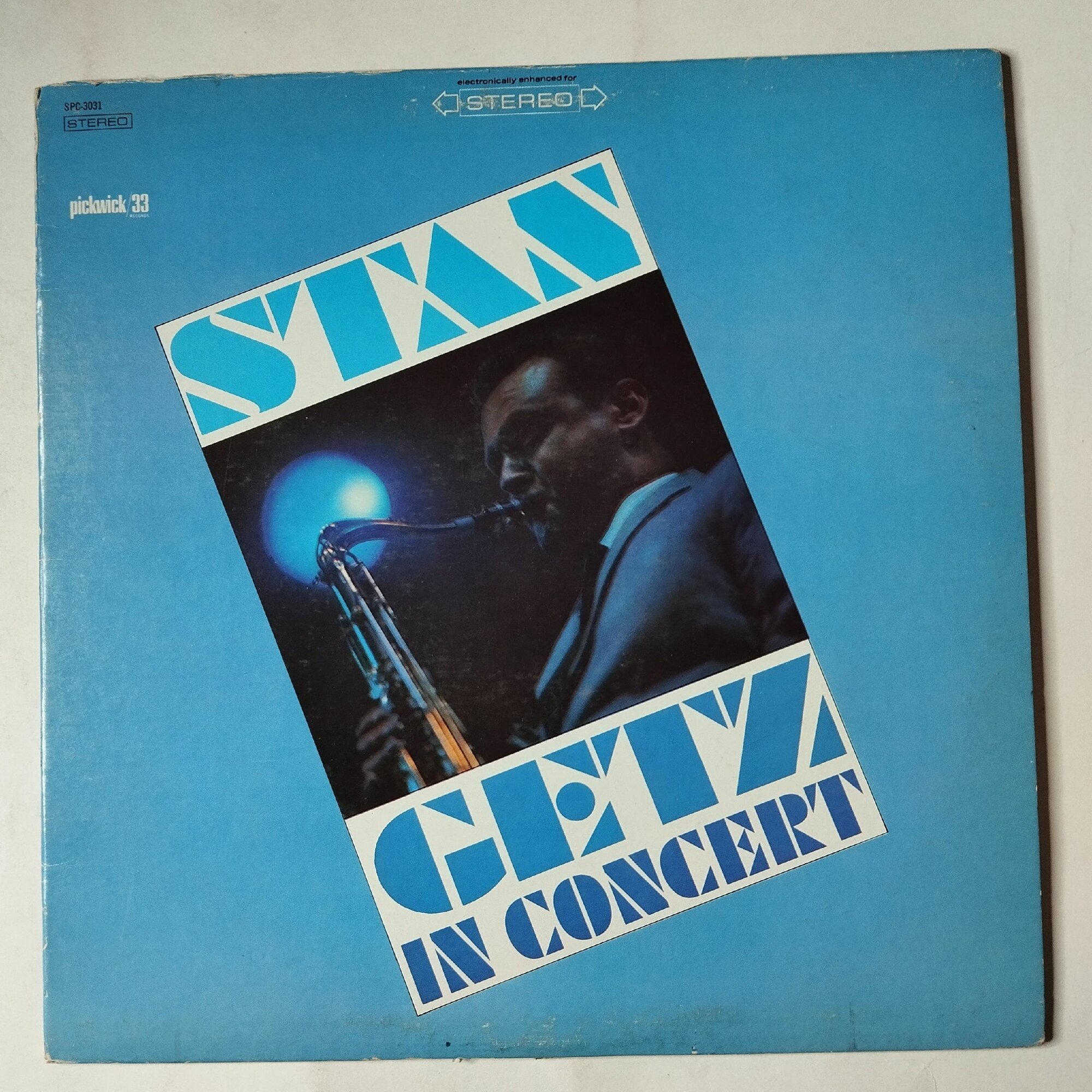 Винтажная виниловая пластинка LP Stan Getz In Concert (USA 1966)