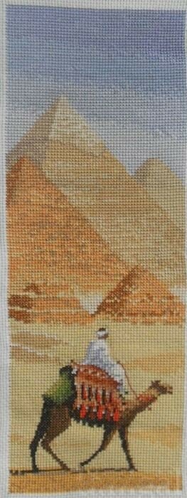 Набор для вышивания Heritage #JCPY582E The Pyramids (Пирамиды), Счетный крест, 11 x 31 см