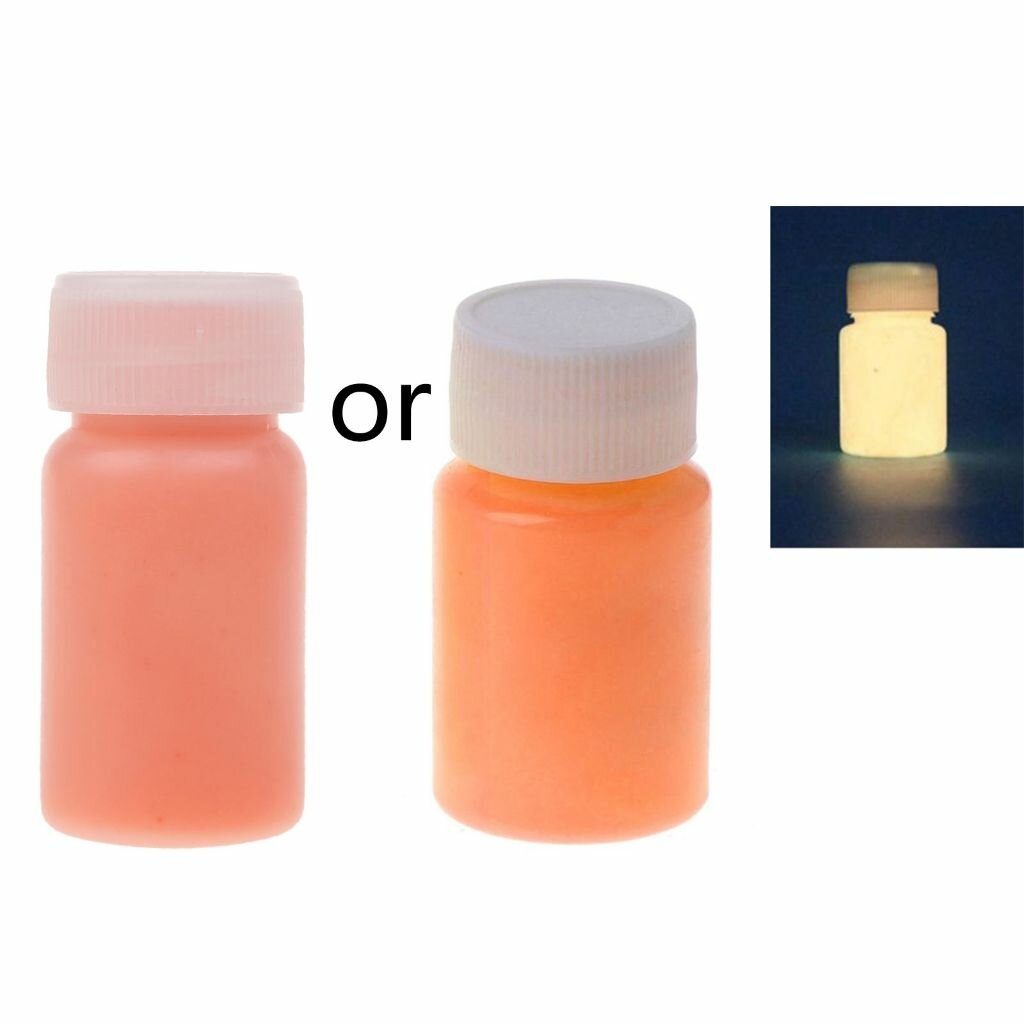 Светящаяся краска для эпоксидной смолы и DIY-творчества, 8 флуоресцентных цветов, нетоксичный пигмент для рисования, светится в темноте, подходит для Хэллоуина и декора