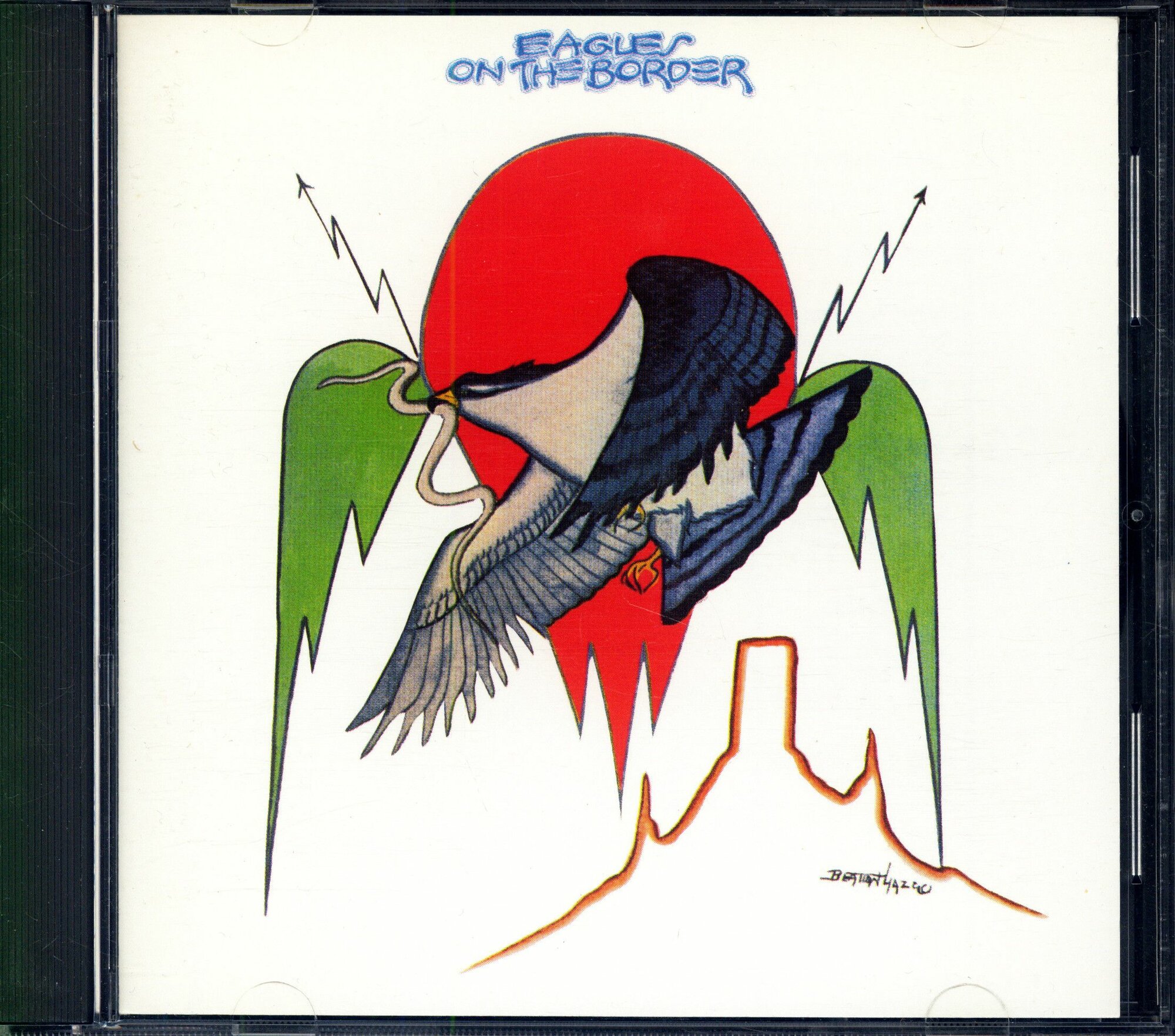Eagles. On The Border (Japan, Asylum Records, 20P2-2014, 1994) CD диск