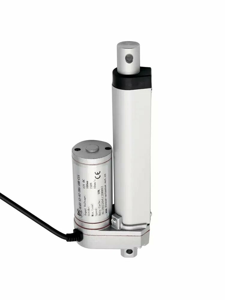 12В 750N (75 кг) 100мм 10 мм/с Линейный привод для автоматических ворот
