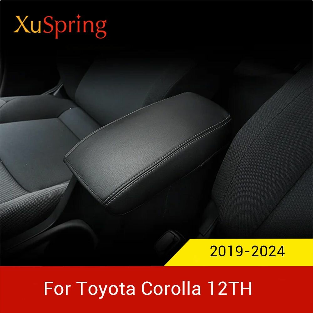 Детали салона, Автомобильный подлокотник чехол кобура черная линия For Toyota Corolla 12TH 2019-2024