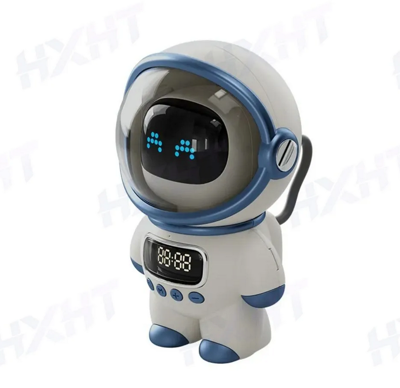 Умная Колонка Bluetooth Космонавт, Портативный Стерео Динамик С AI Голосовым Помощником И Будильником, Звуковая Система