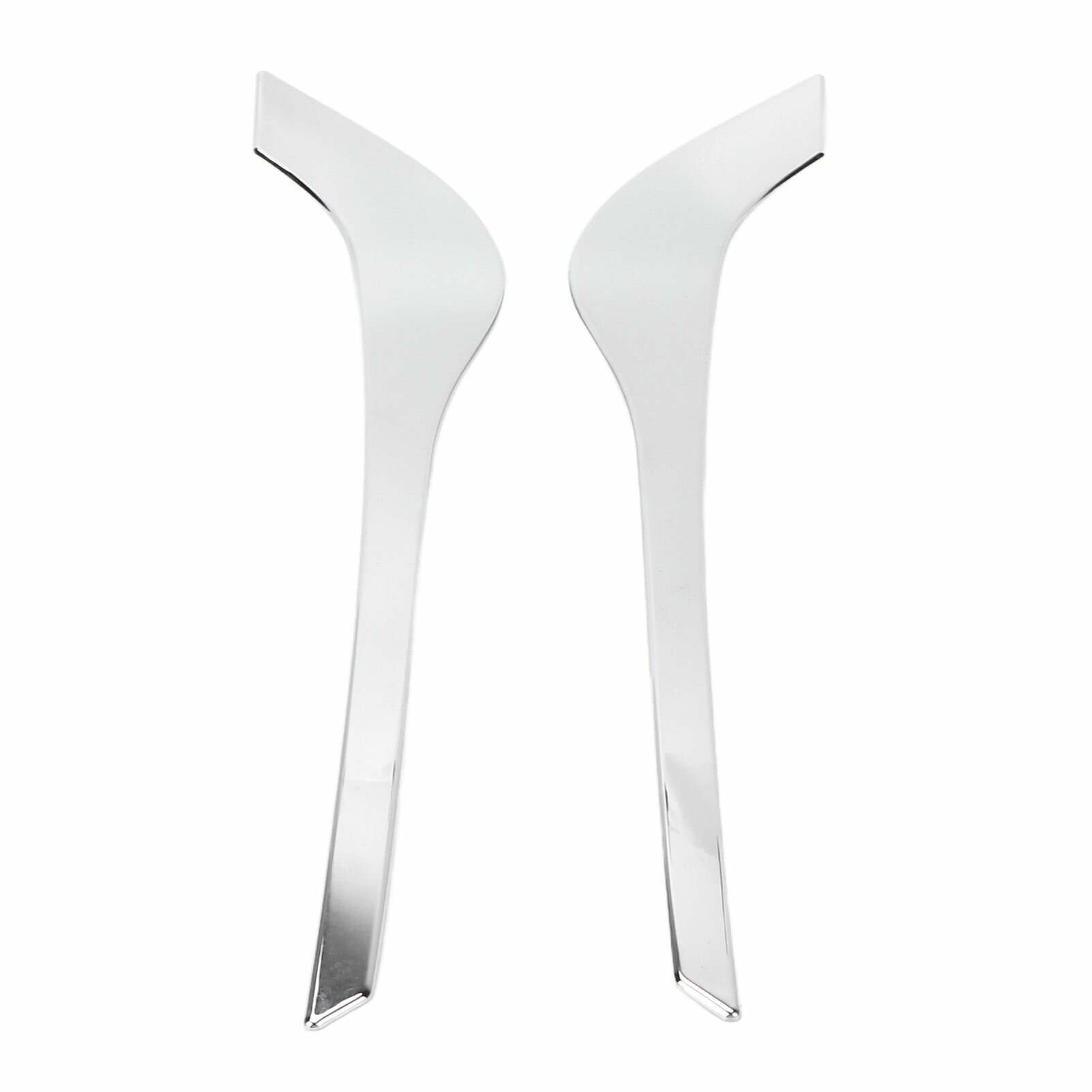 Набор 2 хромированных накладок на противотуманные фары Mazda CX-5 KF 2017-2021, серебристый ABS