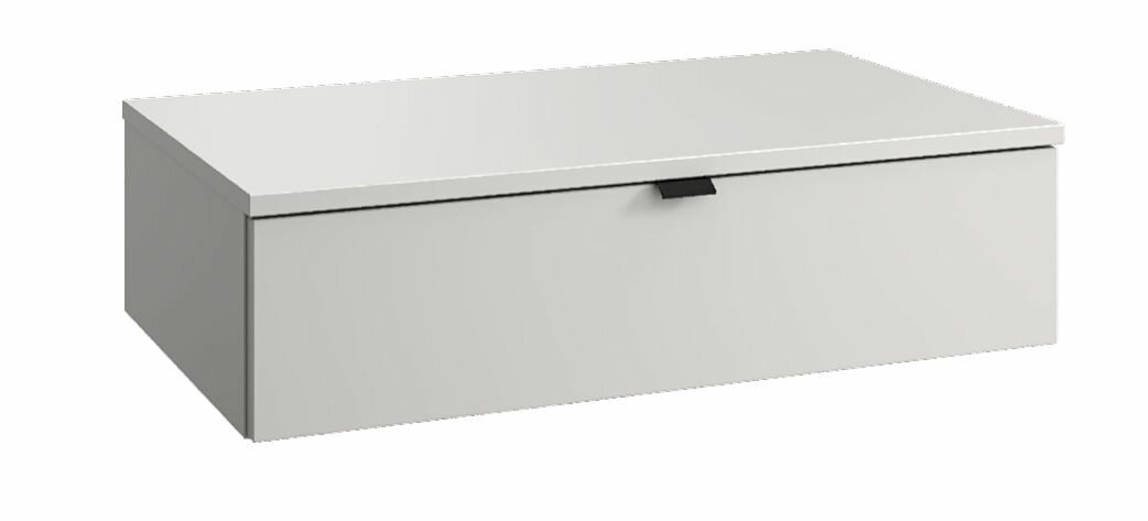 Консоль "Розалин" Фабрика хорошей мебели, ЛДСП, серая, 40x68x18 см