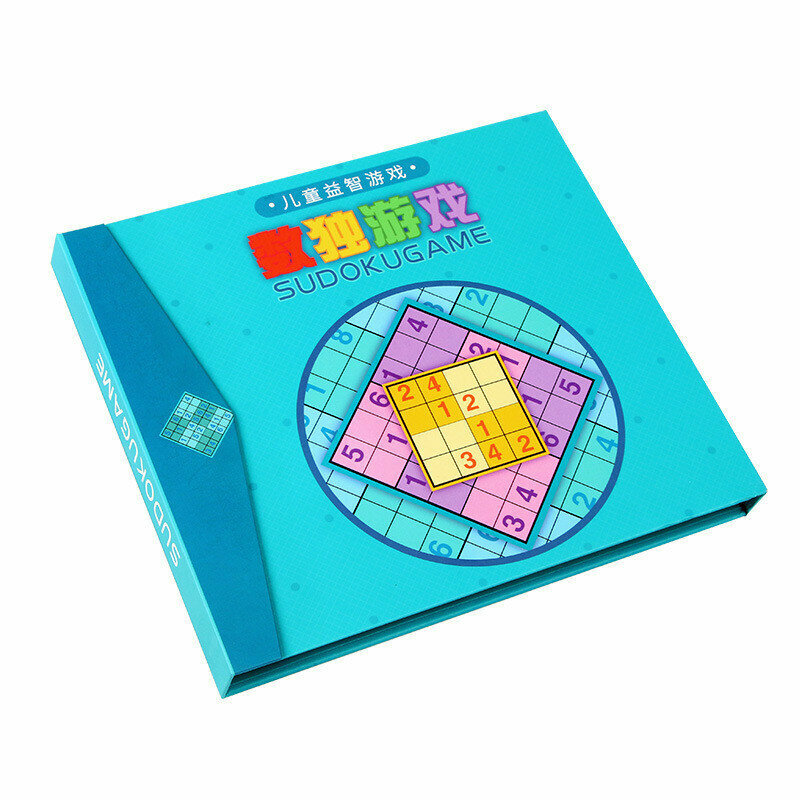 Wooden childrens magnetic sudoku brain teaser for logic and cognitive growth