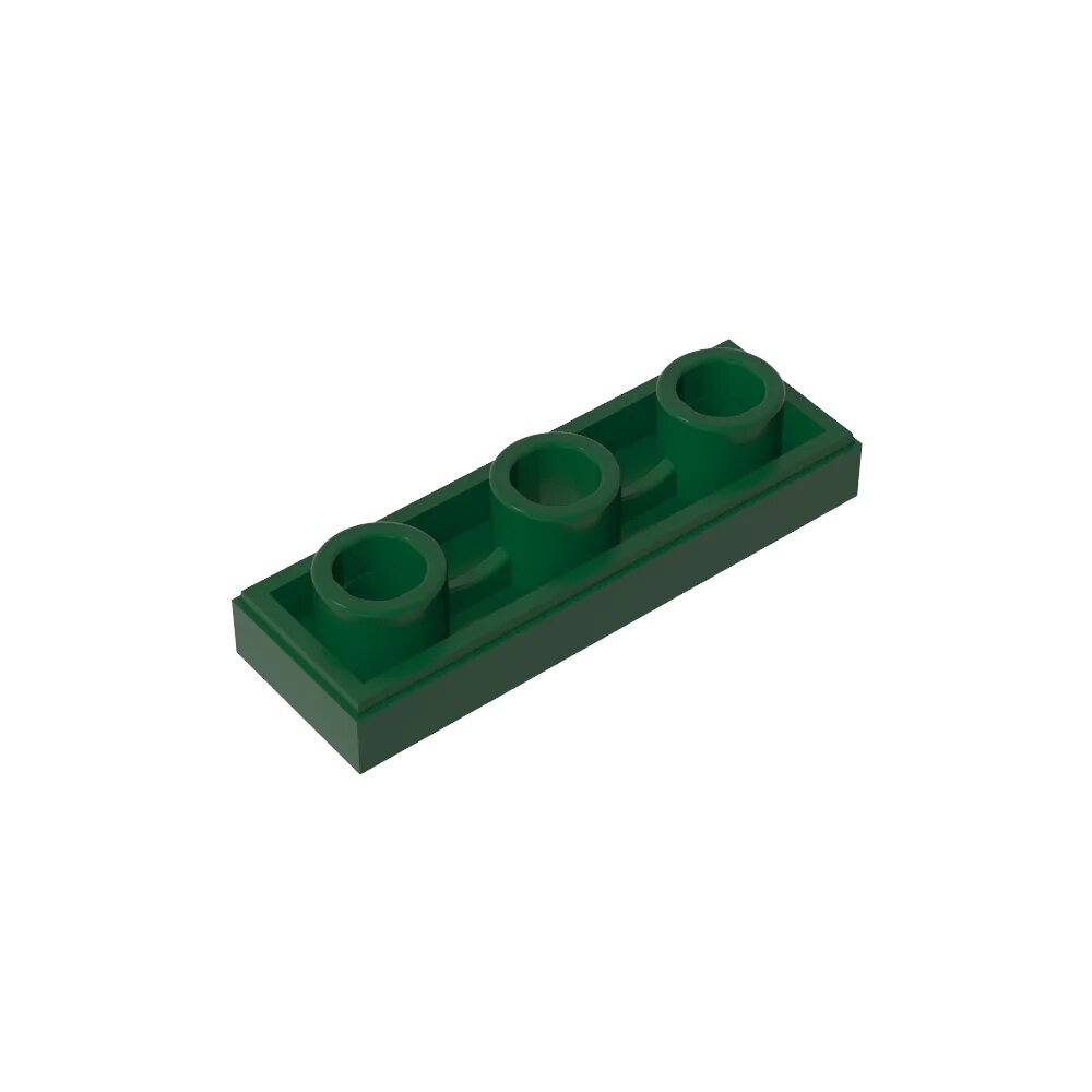 Gobricks GDS-M258 плитка 1x3 Изумрудный, 047