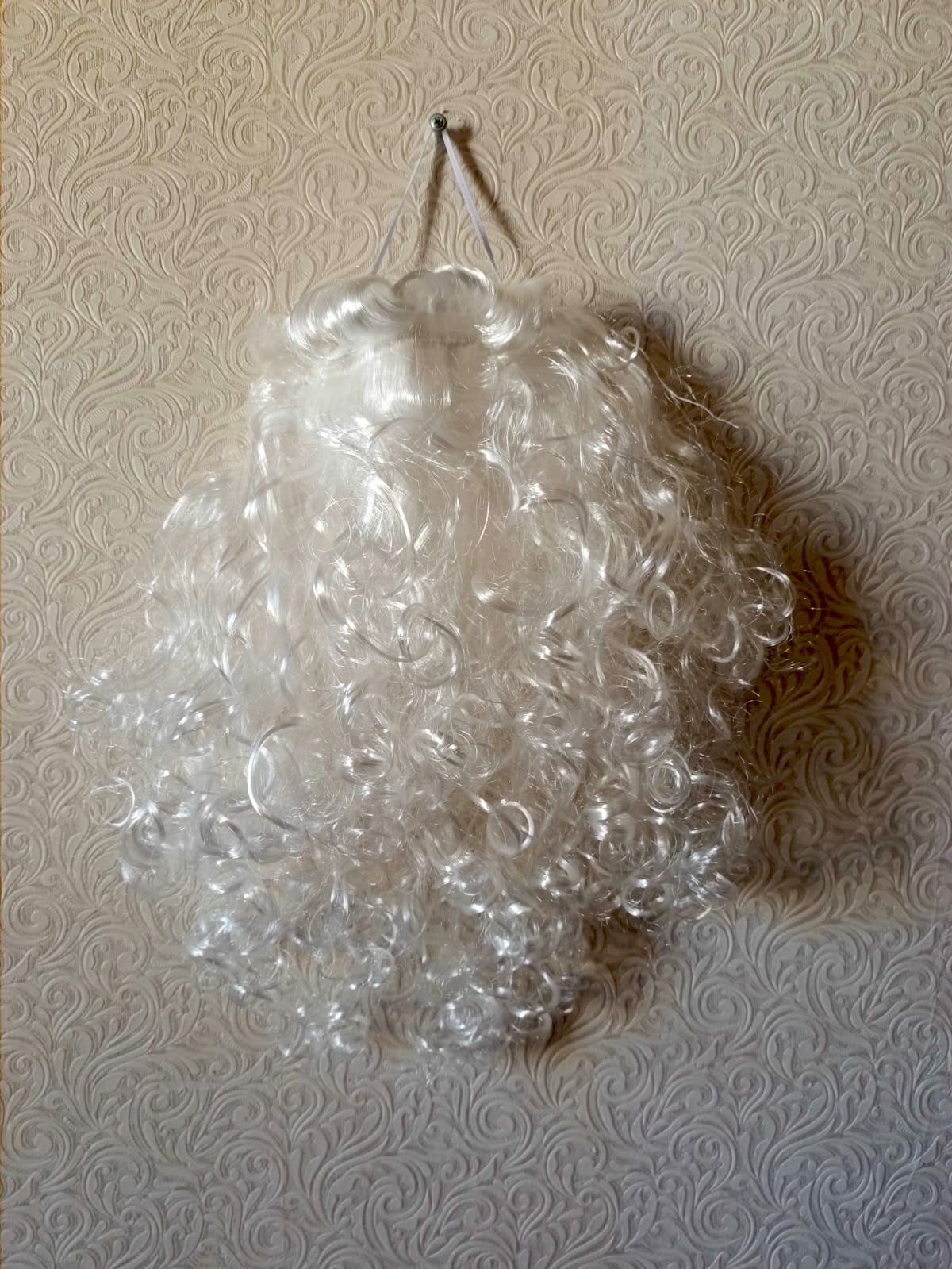 Борода Деда Мороза с усами