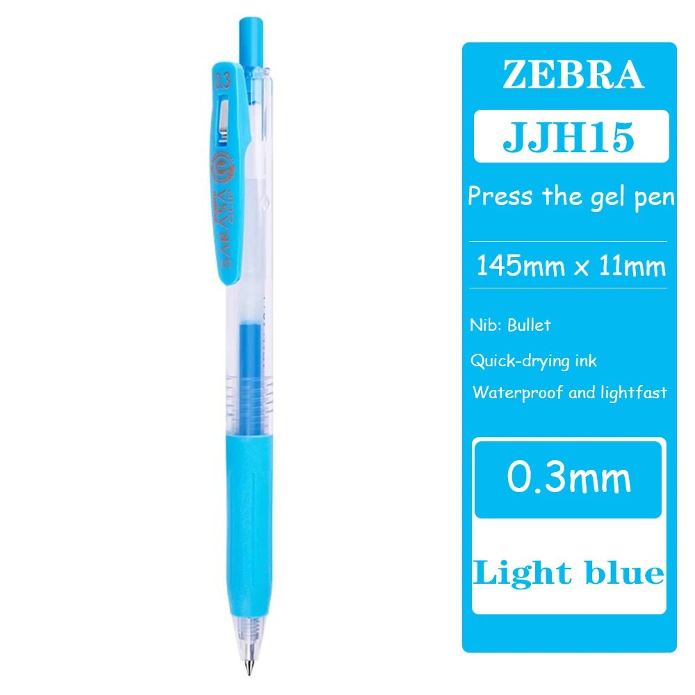 ZEBRA SARASA ультратонкая гелевая ручка 0,3 мм Синий, LB