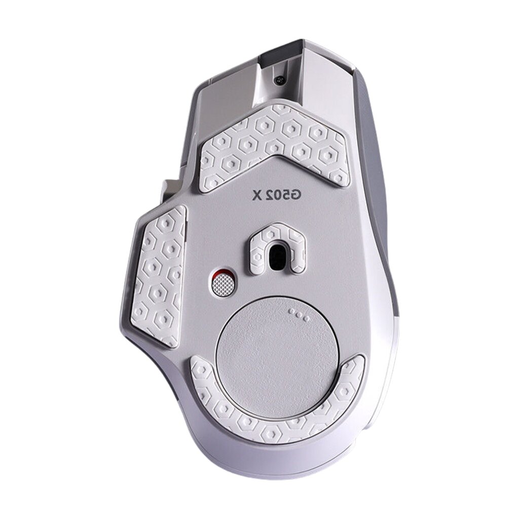 Аксессуары для клавиатуры и мыши, Беспроводные наклейки для мыши G502X PLUS 3D с рельефной поверхностью - белые, комплект