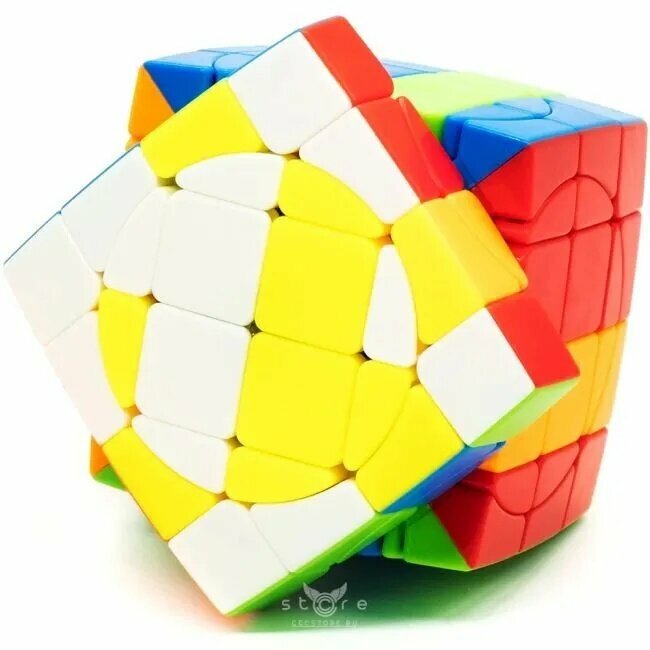 Необычный Кубик Рубика 4x4 ShengShou Crazy Cube v2 / Головоломка / Цветной пластик