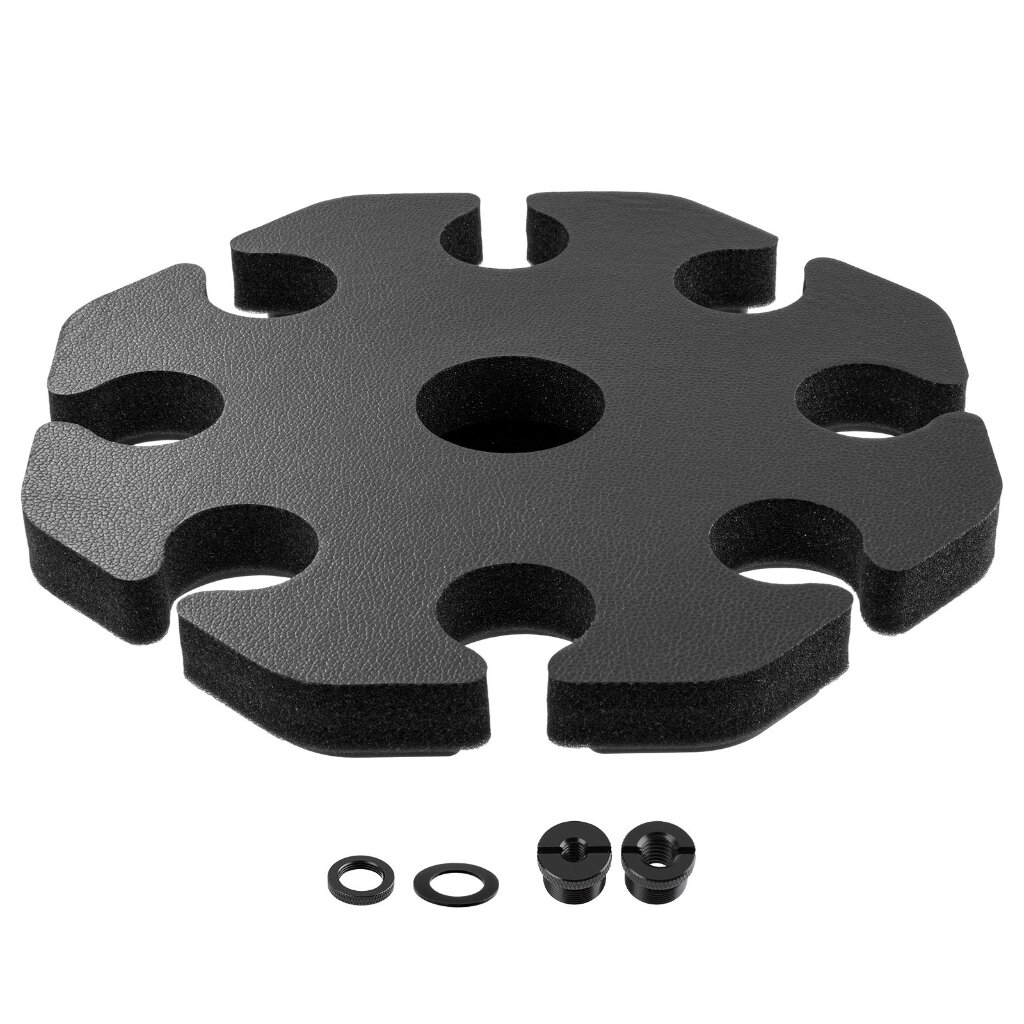 Multifunction Microphone Holder Tray Attachment for Studio Microphone Stand