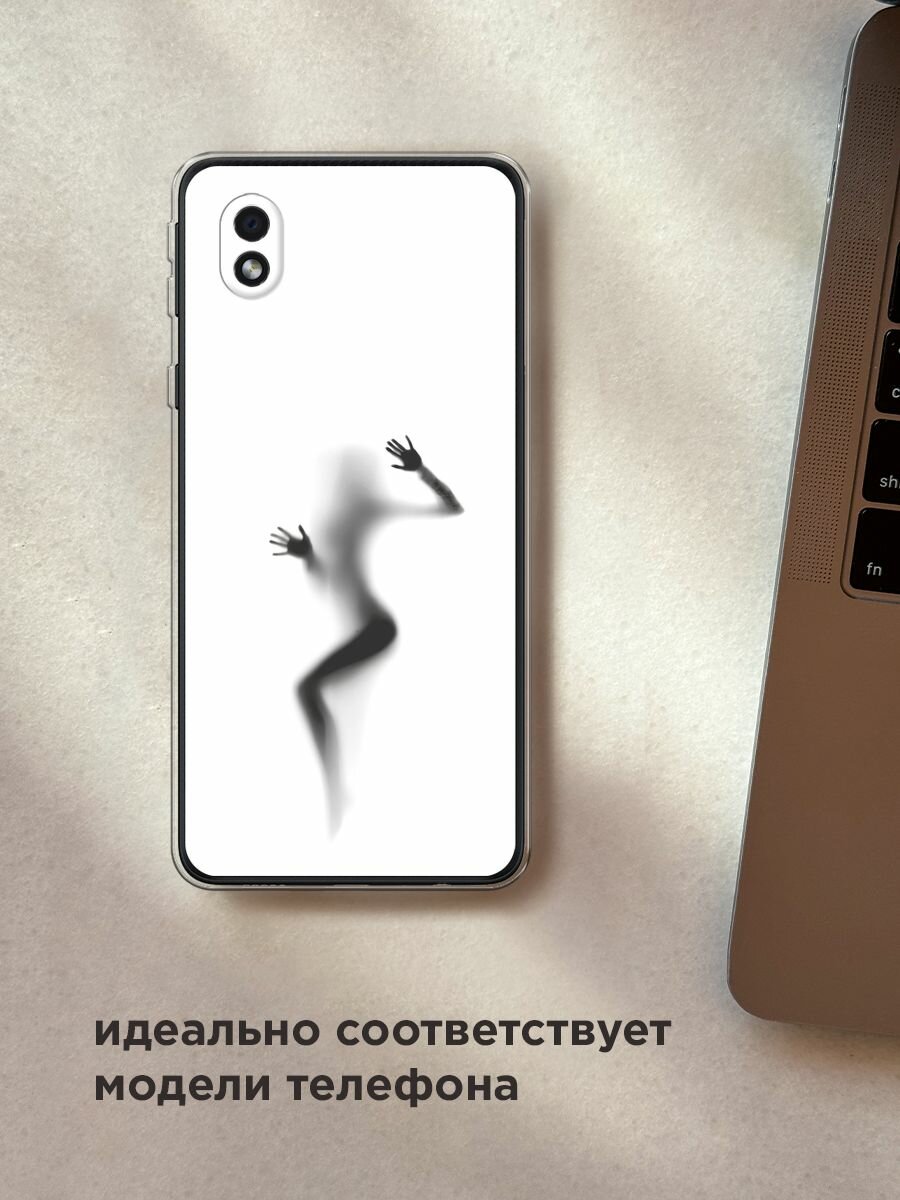 Чехол на Samsung Galaxy A01 Core / Самсунг Галакси А01 Core с принтом "Девушка в душе" — фото 1