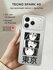 Чехол на Tecno Spark 40 / Текно Спарк 40 с принтом "Tokyo girls", прозрачный