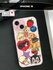 Чехол на Apple iPhone 15 / Айфон 15 с принтом "Милые стикеры", прозрачный