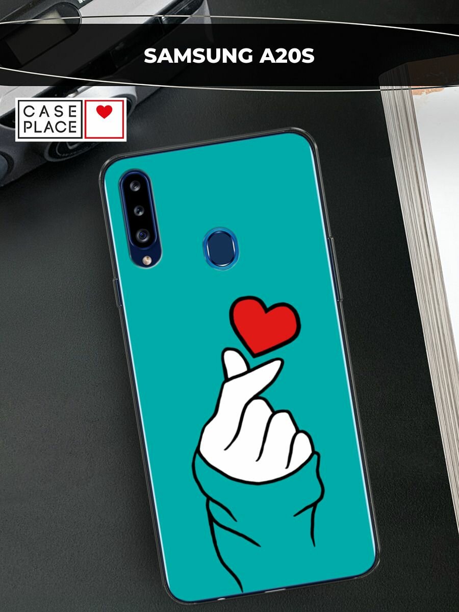 Чехол на Samsung Galaxy A20s / Самсунг Галакси A20s с принтом "Маленькое сердечко"