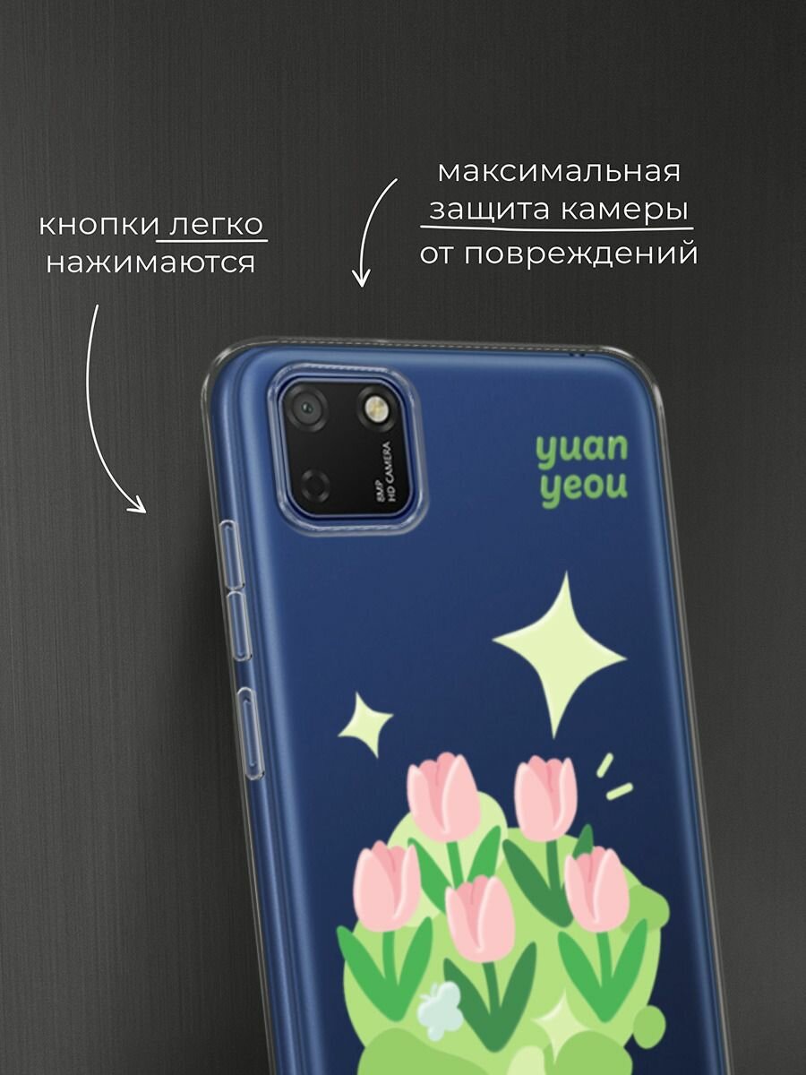 Чехол на Honor 9S/Huawei Y5p / Хонор 9S/Хуавей Y5p с принтом "Protect nature" — фото 1