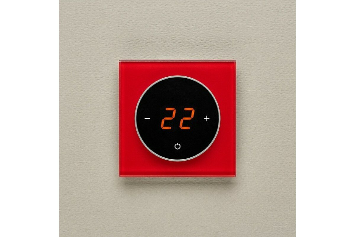 Терморегулятор Aura TAKTO 1586 Red Luminous (светящийся красный) сенсорное управление
