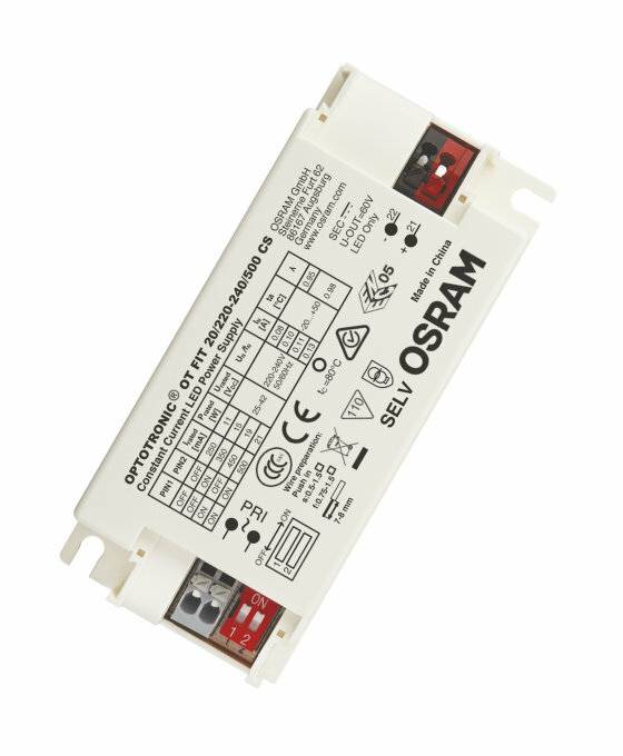 OT FIT 20/200-240/ 250/350/450/500мА DIP- перекл 5,8.21W 23…42V 97x43x29 - драйвер OSRAM