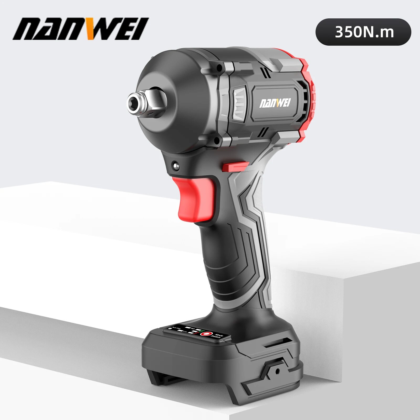 NANWEI Бесщёточный электрический гайковерт 350NM No battery