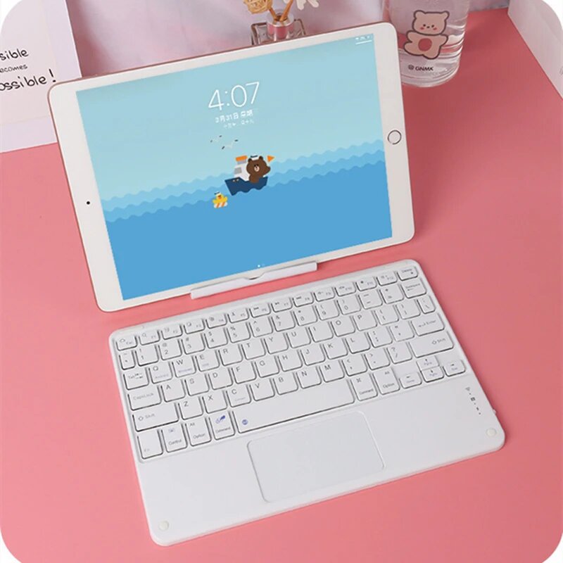 Беспроводная Bluetooth-клавиатура HXSJ для iPad, Tablet Keyboard 01, Russian language