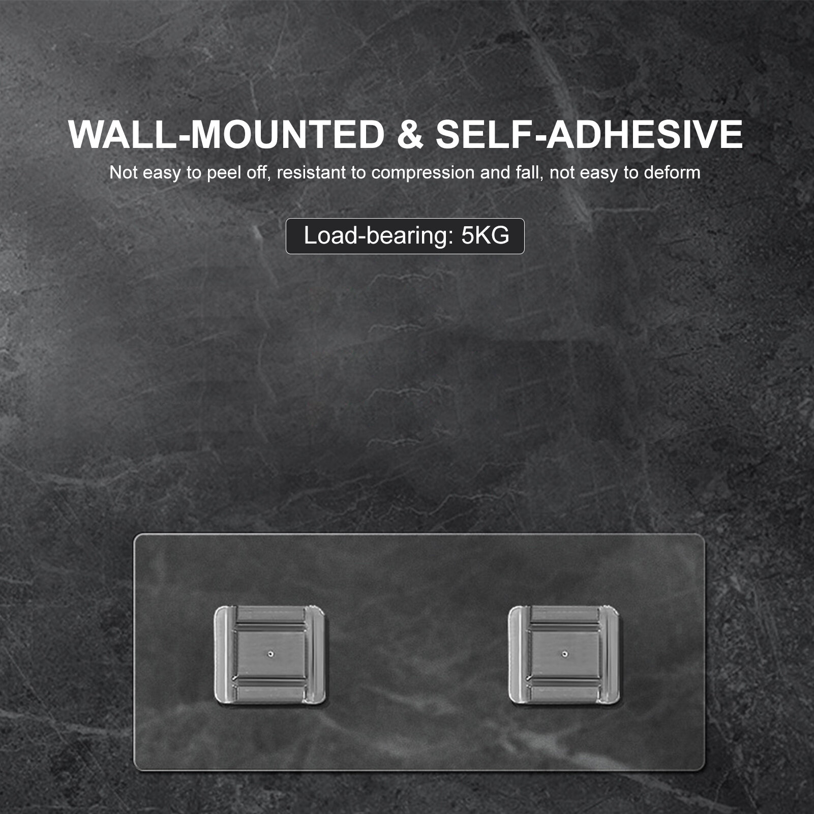 Водонепроницаемый настенный держатель для сотового телефона с сенсорным экраном, самоклеящийся антизапотевающий держатель для сенсорного телефона для душа, совместимый с большинством телефонов