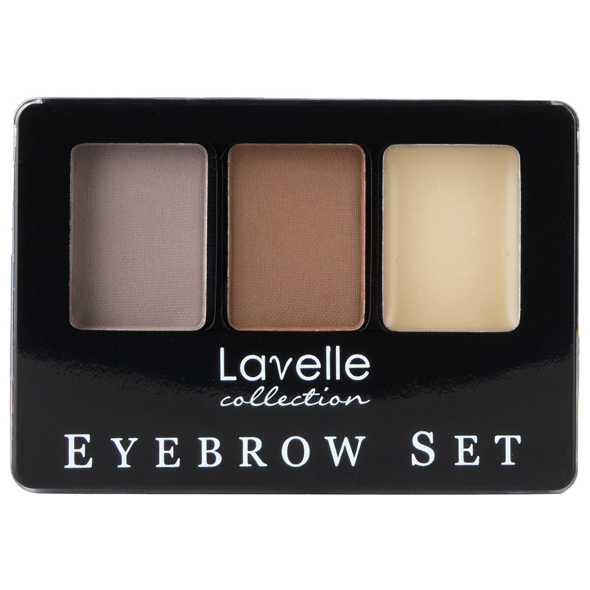 Набор для оформления бровей Lavelle тон 03 светло-серо-коричневый