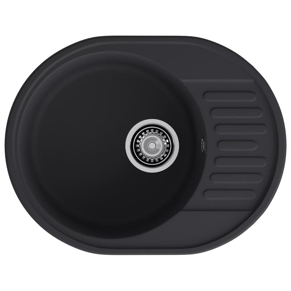 Кухонная мойка GranFest QUARZ 58, черный