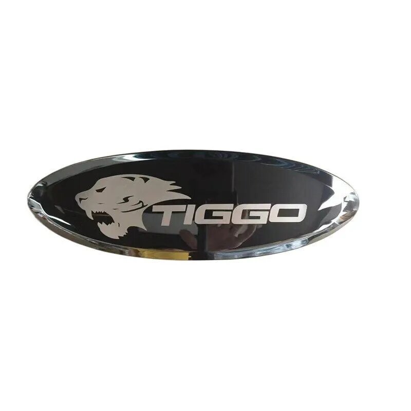 Черный тигр значок металлический стикер форма Chery Tiggo 8 Pro 2021 2022