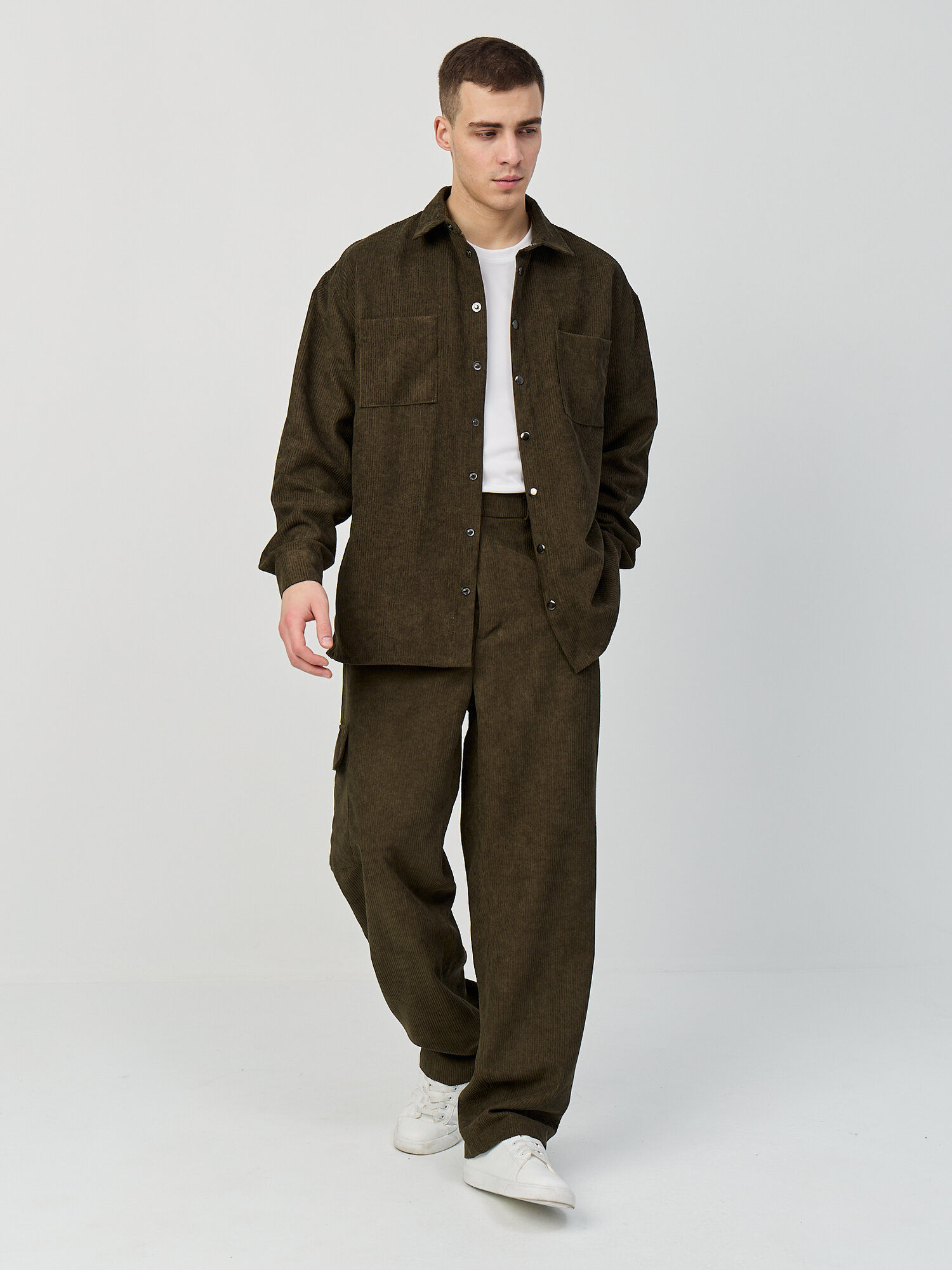 Брюки джоггеры Вельвет