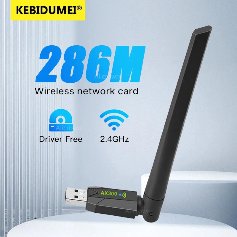 Kebidumei беспроводная сетевая карта WiFi6 Bluetooth 5.4 286M
