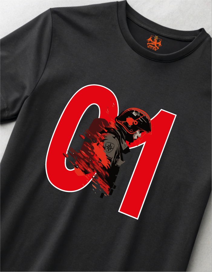 Футболка Футболка МЧС, пожарная охрана, спасатель, подарок мужчине