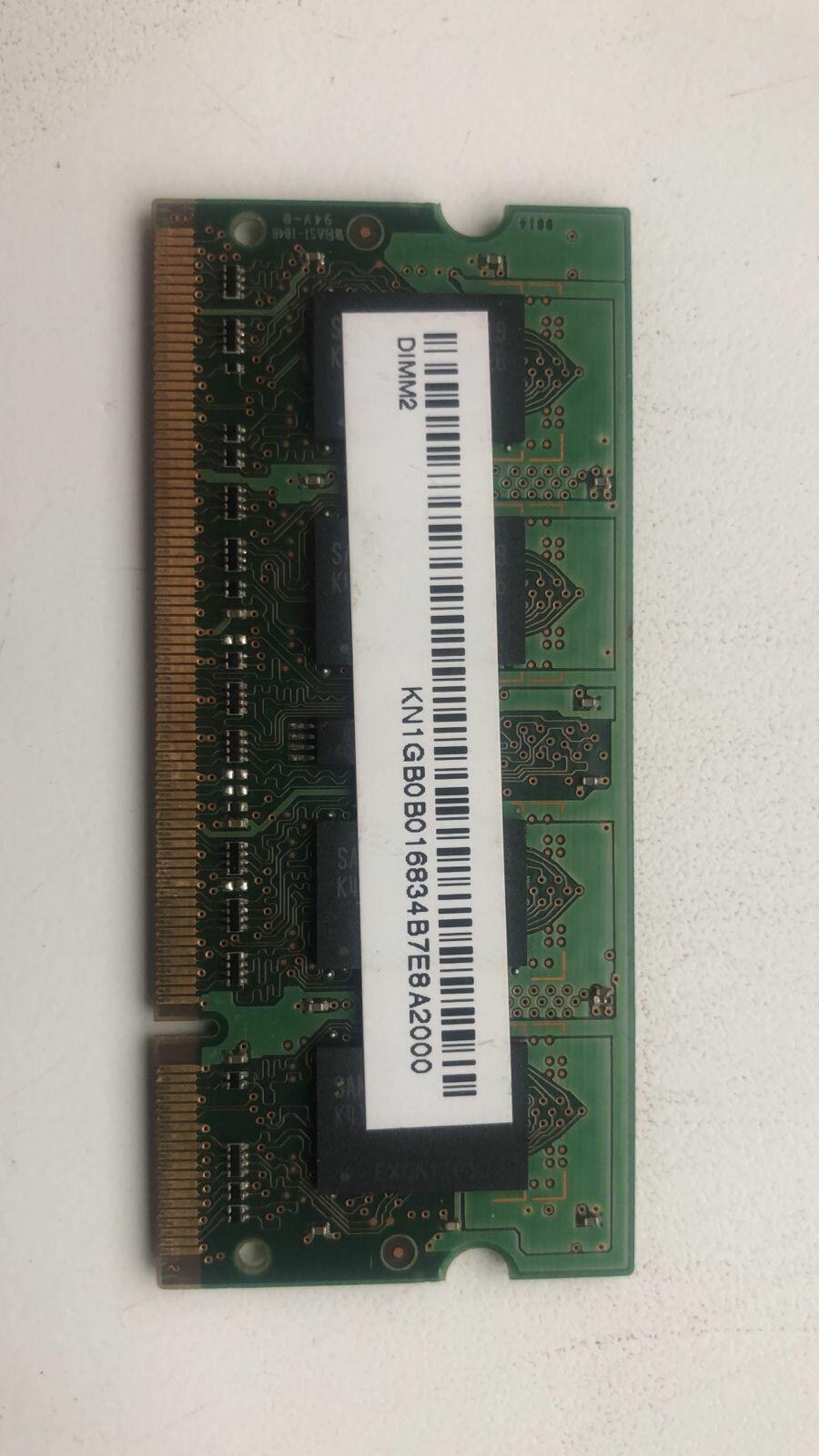 Модуль памяти Samsung SODIMM DDR2, 1ГБ, 667МГц, PC2-5300, Для ноутбука. Уценка