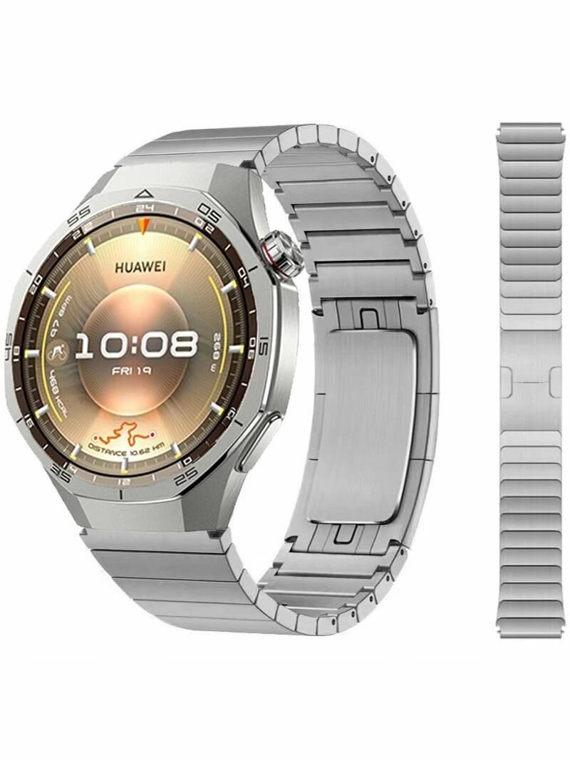 22 мм титановая лента для Huawei Smart Watch GT6 Pro / GT6 / 5/4/3 46 мм металлическая лента быстрого выпуска