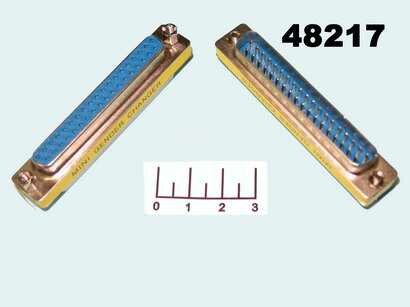 Переходник D-SUB штекер 37pin/D-SUB гнездо 37pin