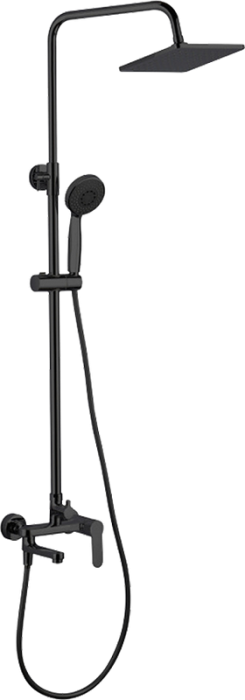 Душевая стойка Aquanet Passion AF300-72-S-B, чёрная матовая