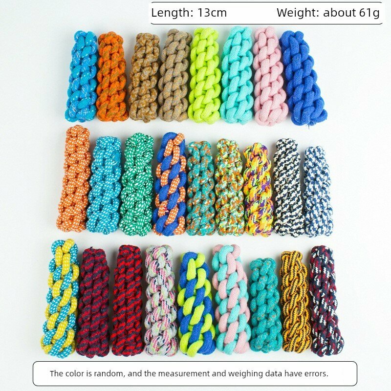 Игрушка для собак для прорезывания зубов, прочная жевательная игрушка для Тедди, Корги, Померанского шпица, узел-мяч,