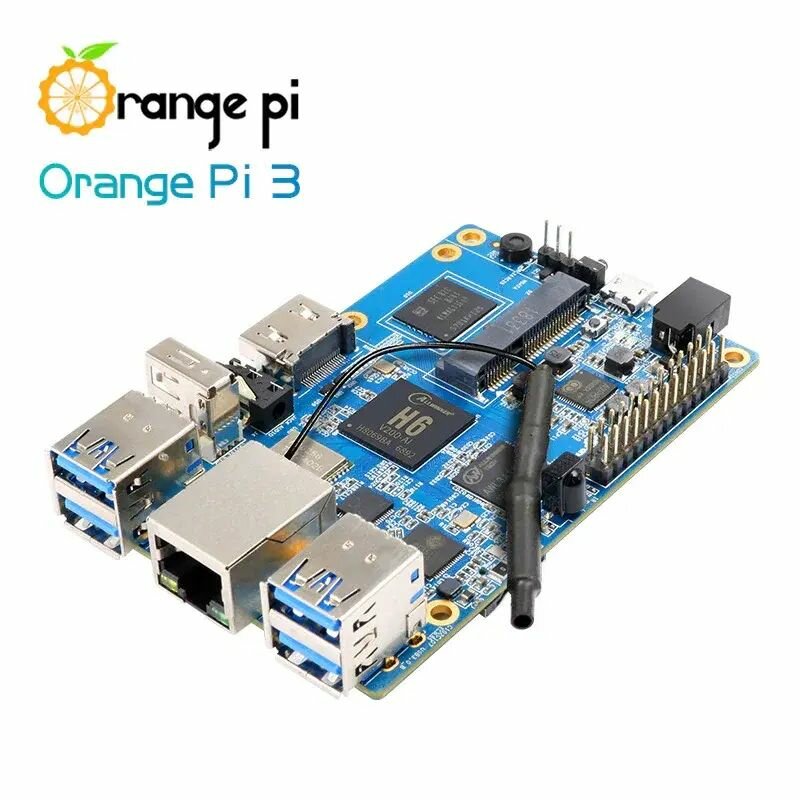 Микрокомпьютер Orange Pi 3 H6 (2GB+8GB eMMC)