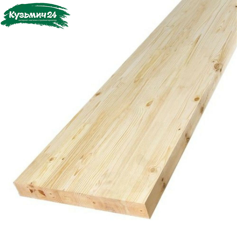 Тетива (сосна) 300 х 50 х 3500 мм