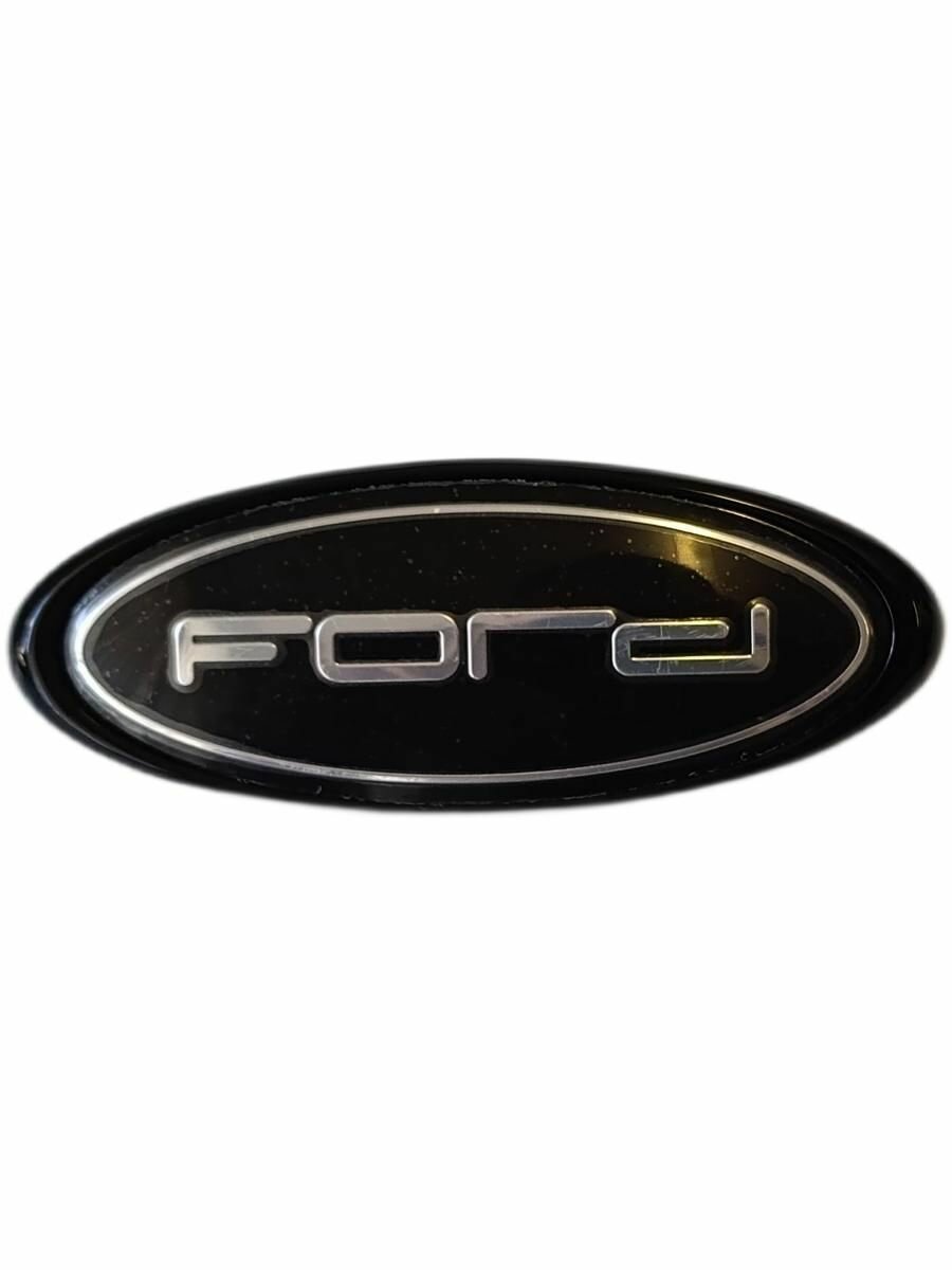 Эмблема Ford Fusion 1 Ford Focus 2 седан задняя Черная-Хром